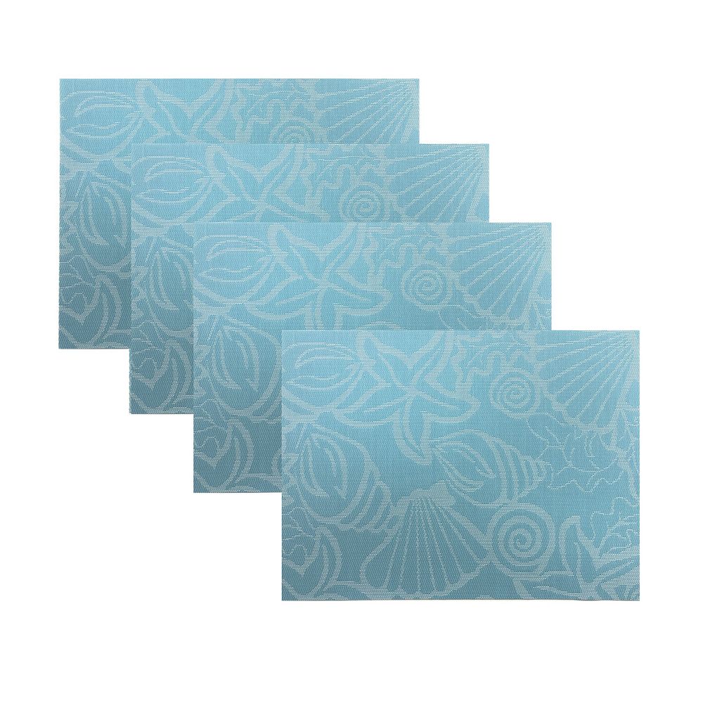 Food Network™ Seaside Easy Care Woven Placemat 4-pk.