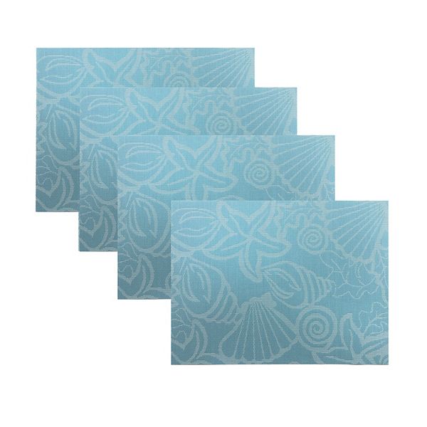 Food Network™ Seaside Easy Care Woven Placemat 4-pk.
