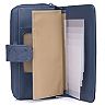 Julia Buxton Heiress RFID-Blocking Leather Checkbook Wallet