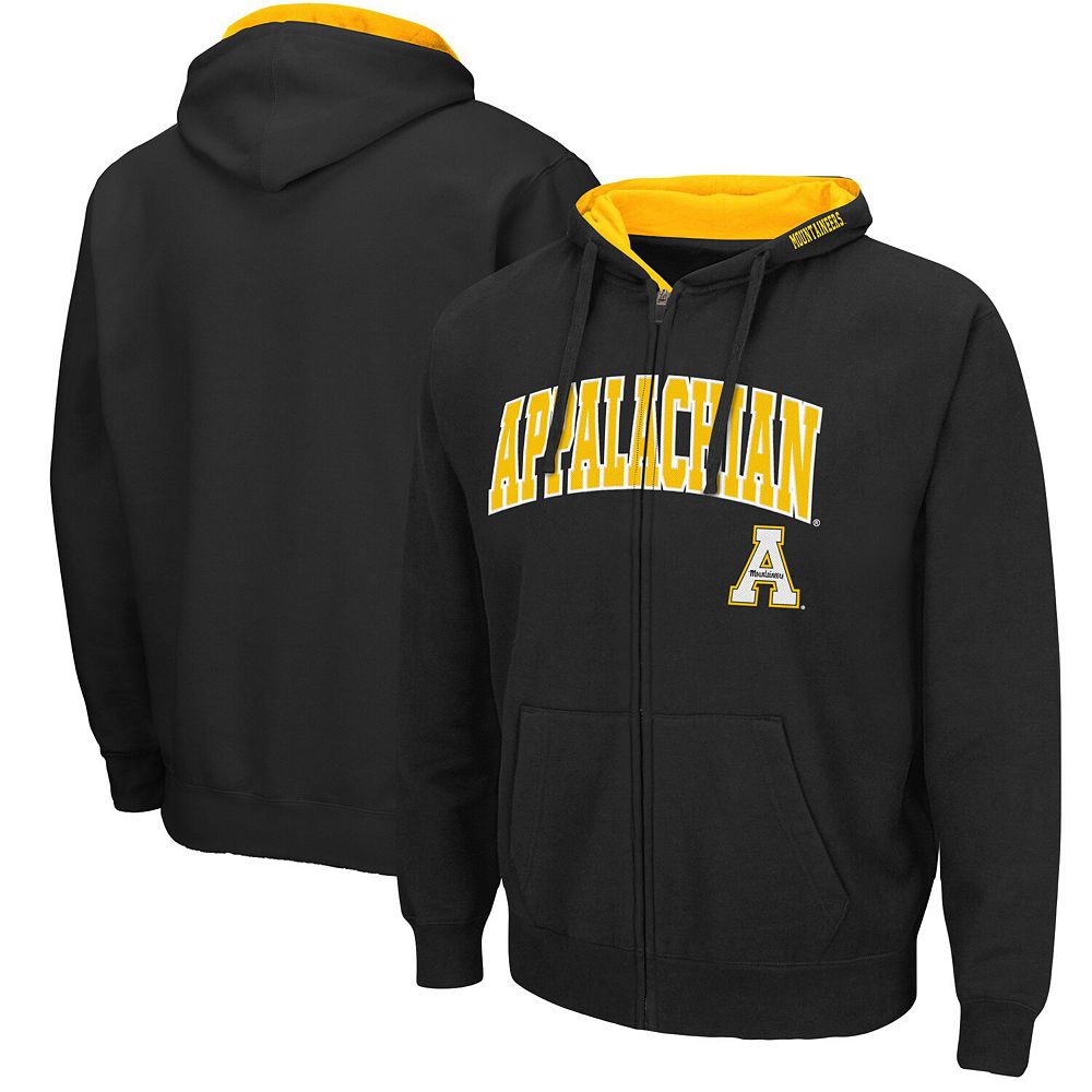 Men's Colosseum Black Appalachian State Mountaineers Arch & Logo 3.0 ...