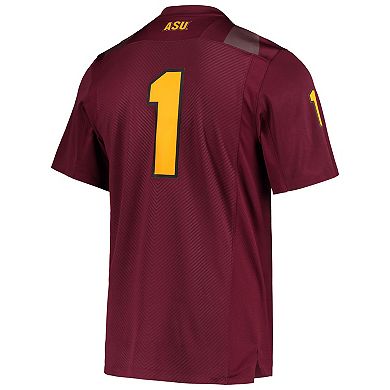 Men's adidas #1 Maroon Arizona State Sun Devils Team Premier Football ...