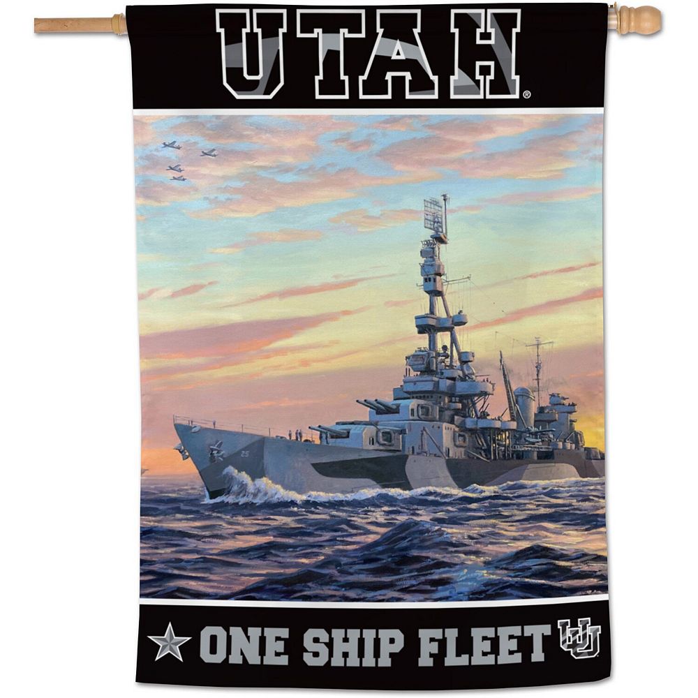 WinCraft Utah Utes 28" x 40" Military Appreciation Single-Sided ...