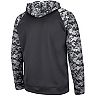 Men's Colosseum Charcoal USC Trojans OHT Military Appreciation Digital Camo Pullover Hoodie