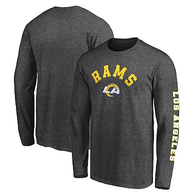 Men's Fanatics Branded Heathered Charcoal Los Angeles Rams Big & Tall ...