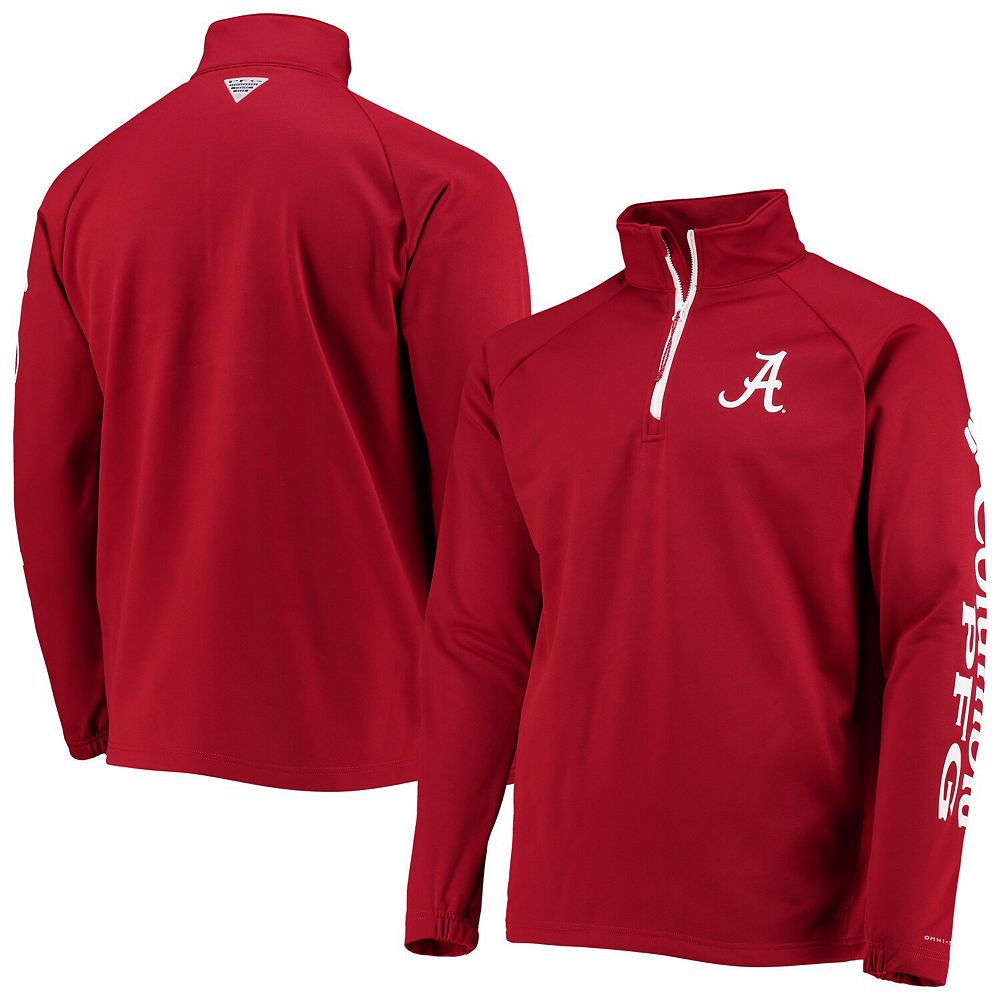 Men's Columbia Crimson Alabama Crimson Tide Terminal Tackle Fleece ...