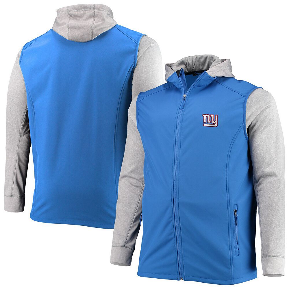 Men's Dunbrooke Royal/Gray New York Giants Big & Tall Alpha Full-Zip ...