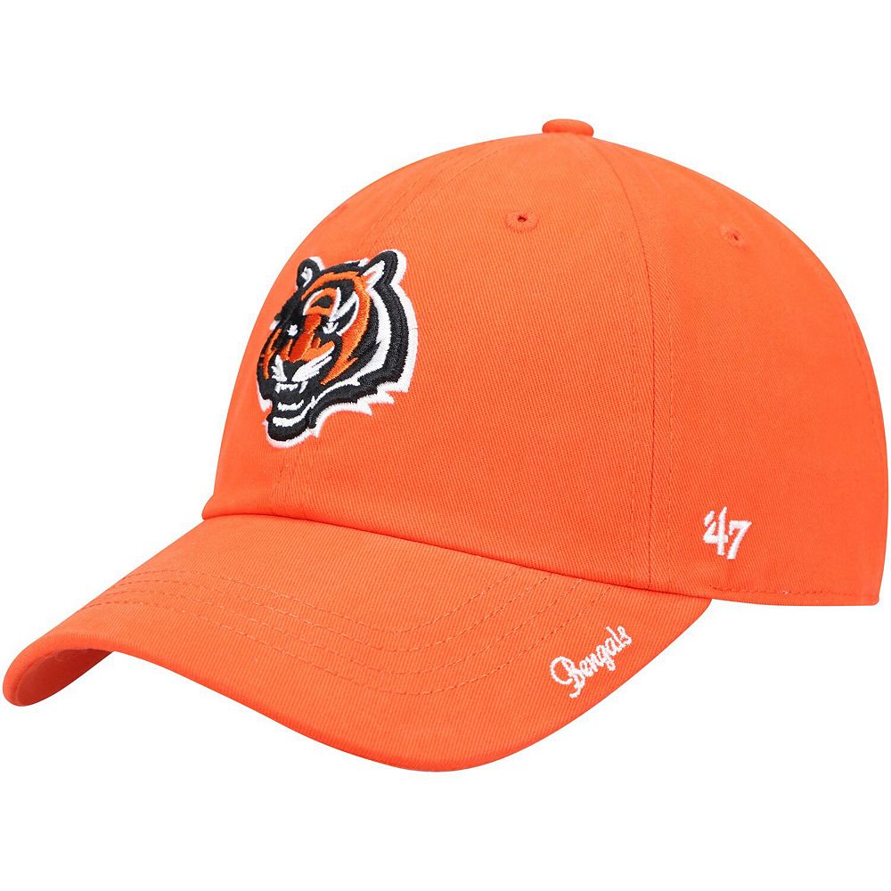 Women's '47 Orange Cincinnati Bengals Miata Clean Up Secondary Logo ...