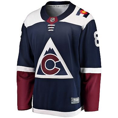 Men's Fanatics Branded Cale Makar Navy Colorado Avalanche Alternate ...
