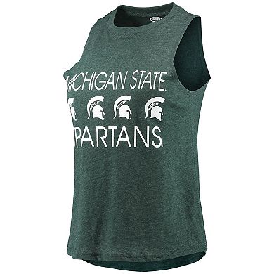 Women's Concepts Sport Black/Green Michigan State Spartans Tank Top ...