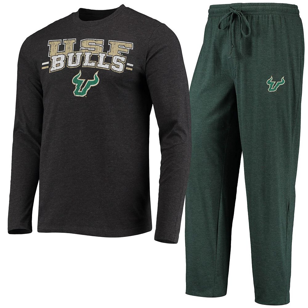 Men's Concepts Sport Green/Heathered Charcoal South Florida Bulls Meter ...