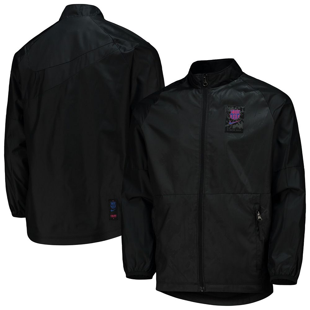Youth Nike Black Barcelona Academy Raglan Full-Zip Jacket
