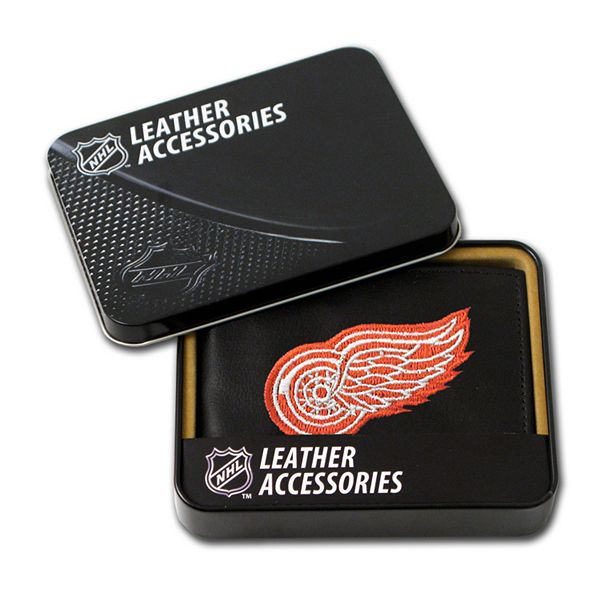 Detroit Red Wings Leather Trifold Wallet
