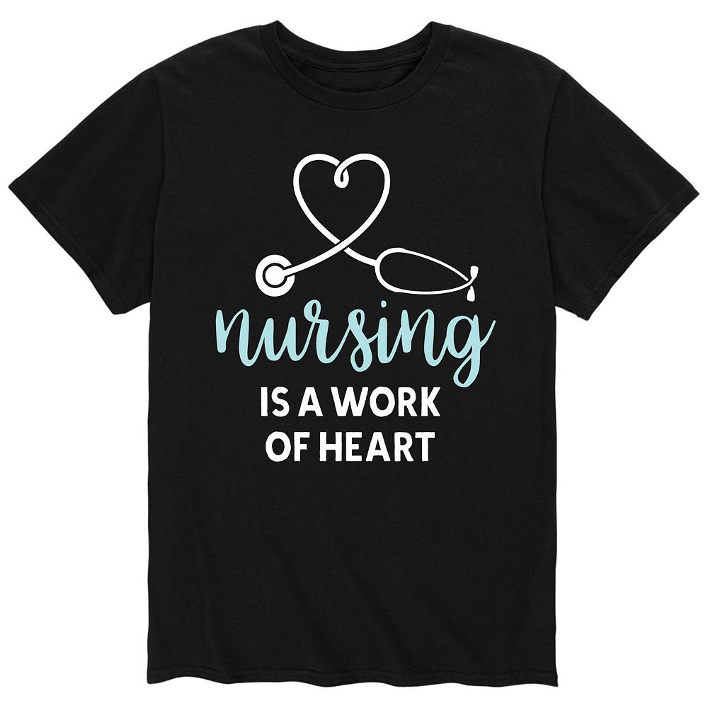 Men's Nurses Work Of Heart Tee