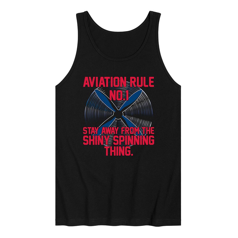 Men's Aviation Rule Number 1 Tank Top