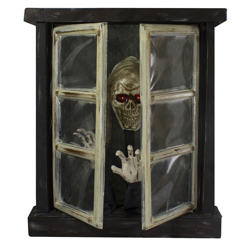 Northlight Light-Up Animated Opening Window Halloween Floor Decor
