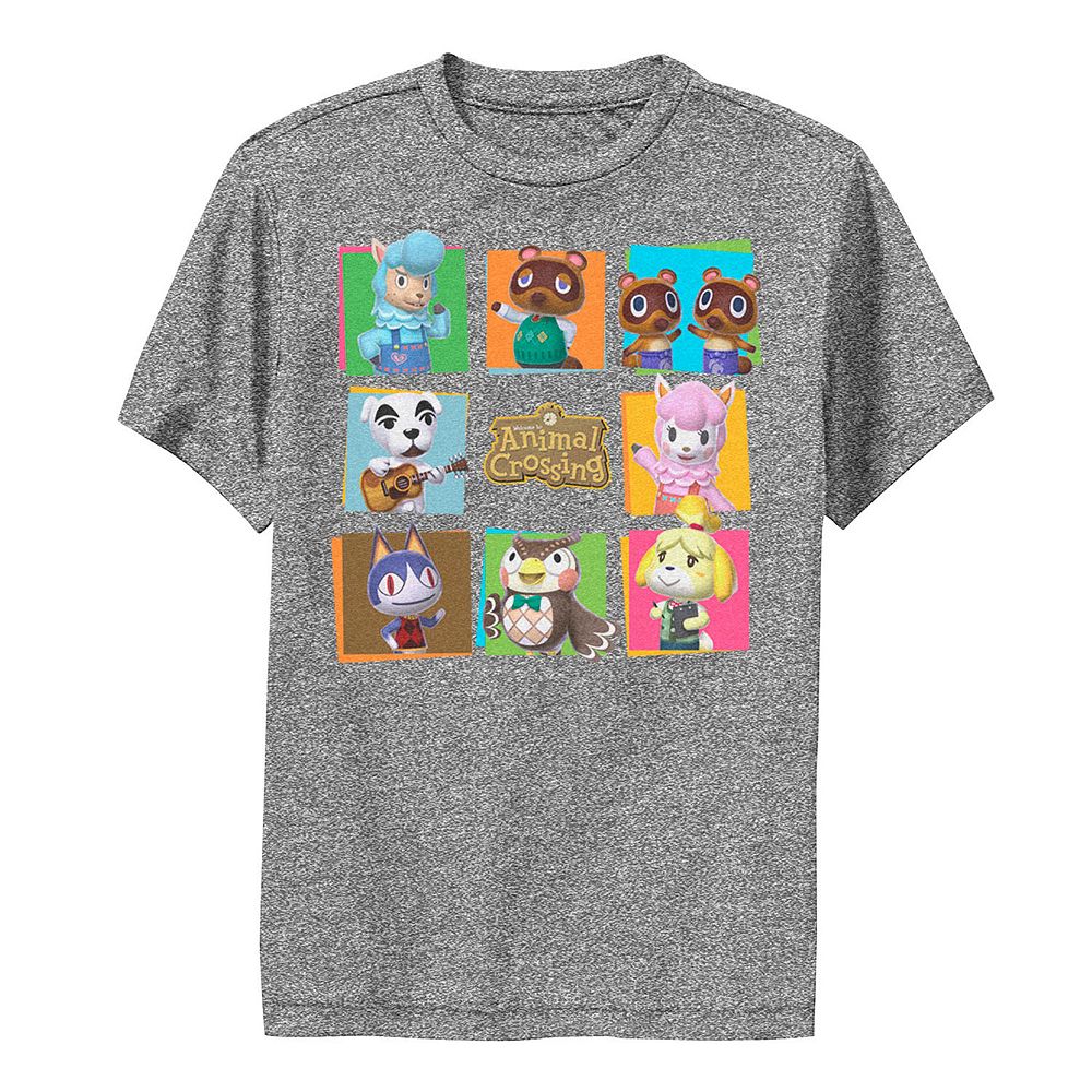 Boys 8-20 Animal Crossing Group Shot Panels Graphic Tee