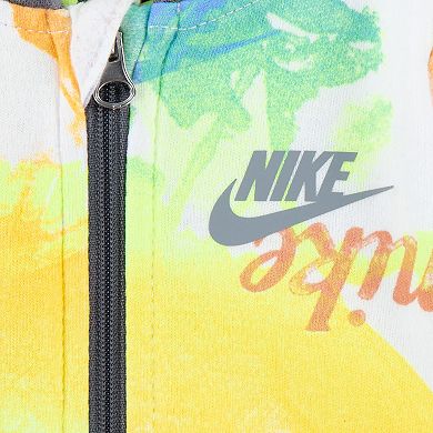 Baby Nike Logo Graphic Tie Dye Print Sleep & Play Coverall