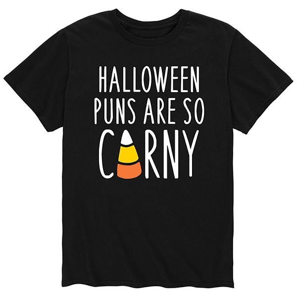 Men's Halloween Puns Tee