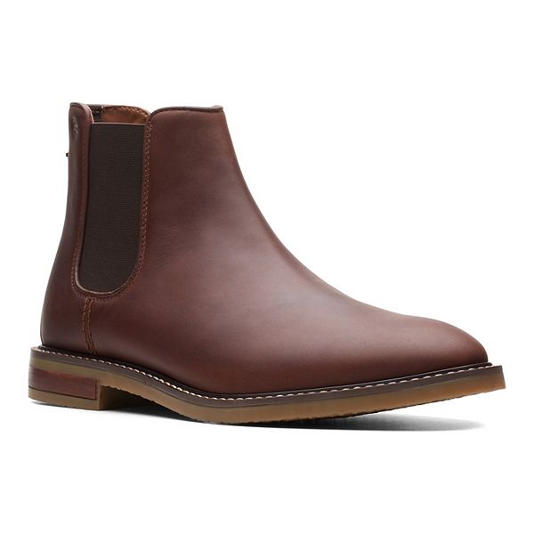 Clarks® Jaxen Men's Leather Chelsea Boots