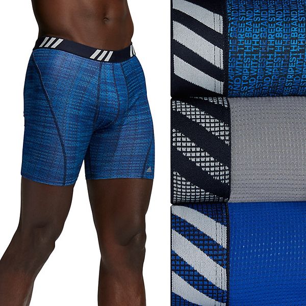Men's adidas 3-pack Sport Performance Mesh Patterned Boxer Briefs