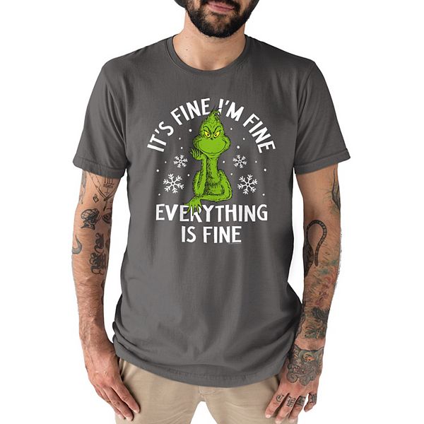 Men's Dr. Seuss The Grinch Its Fine Tee