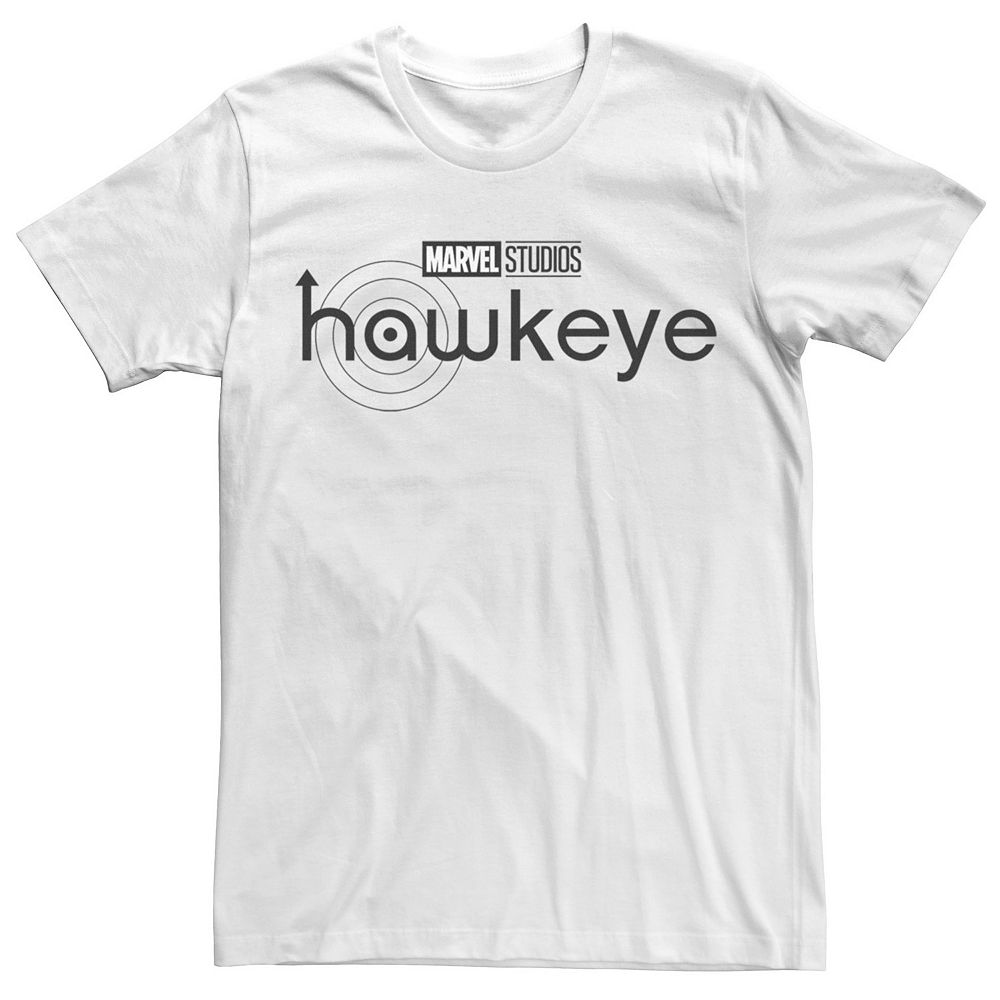 Men's Marvel Hawkeye Yellow Title Logo Tee