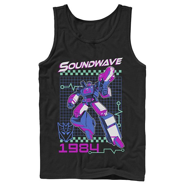 Men's Transformers Soundwave 1984 Tank Top