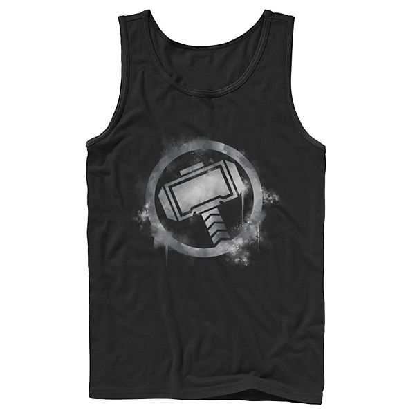 Men's Marvel Avengers Endgame Thor Spray Paint Logo Tank Top