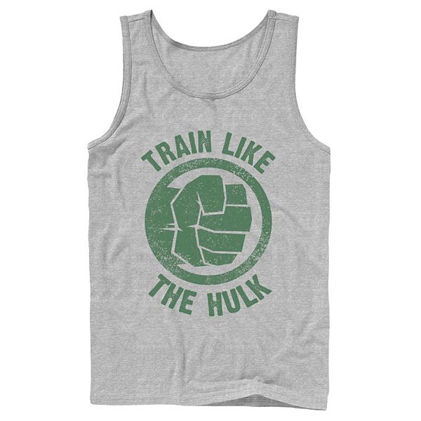 Men's Marvel Train Like The Hulk Icon Logo Tank Top