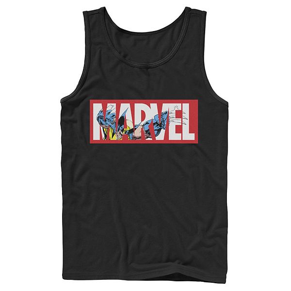 Men's Marvel X-Men Wolverine Logo Fill Tank Top