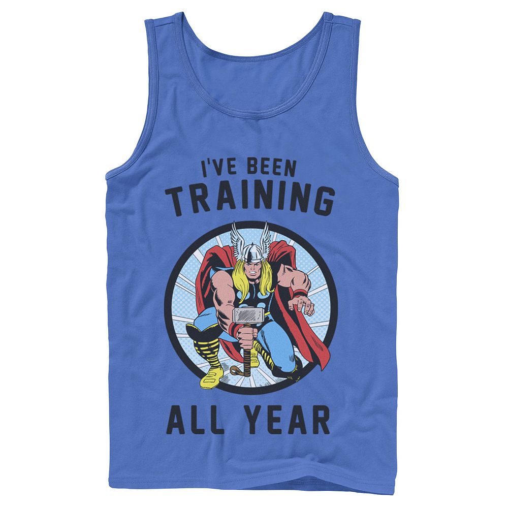 Men's Marvel Avengers Thor I've Been Training All Year Tank Top