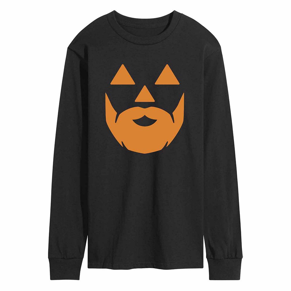 Men's Beard Pumpkin Face Tee