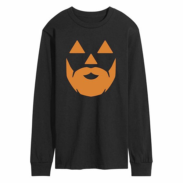 Men's Beard Pumpkin Face Tee