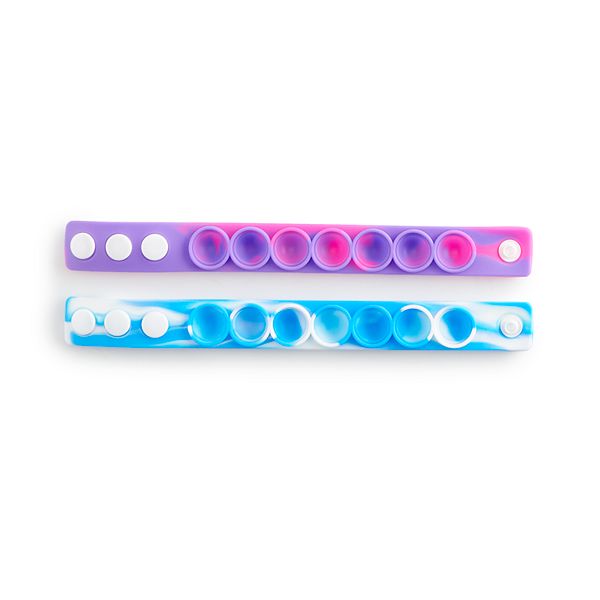2-Pack Pop It Fidget Bracelets