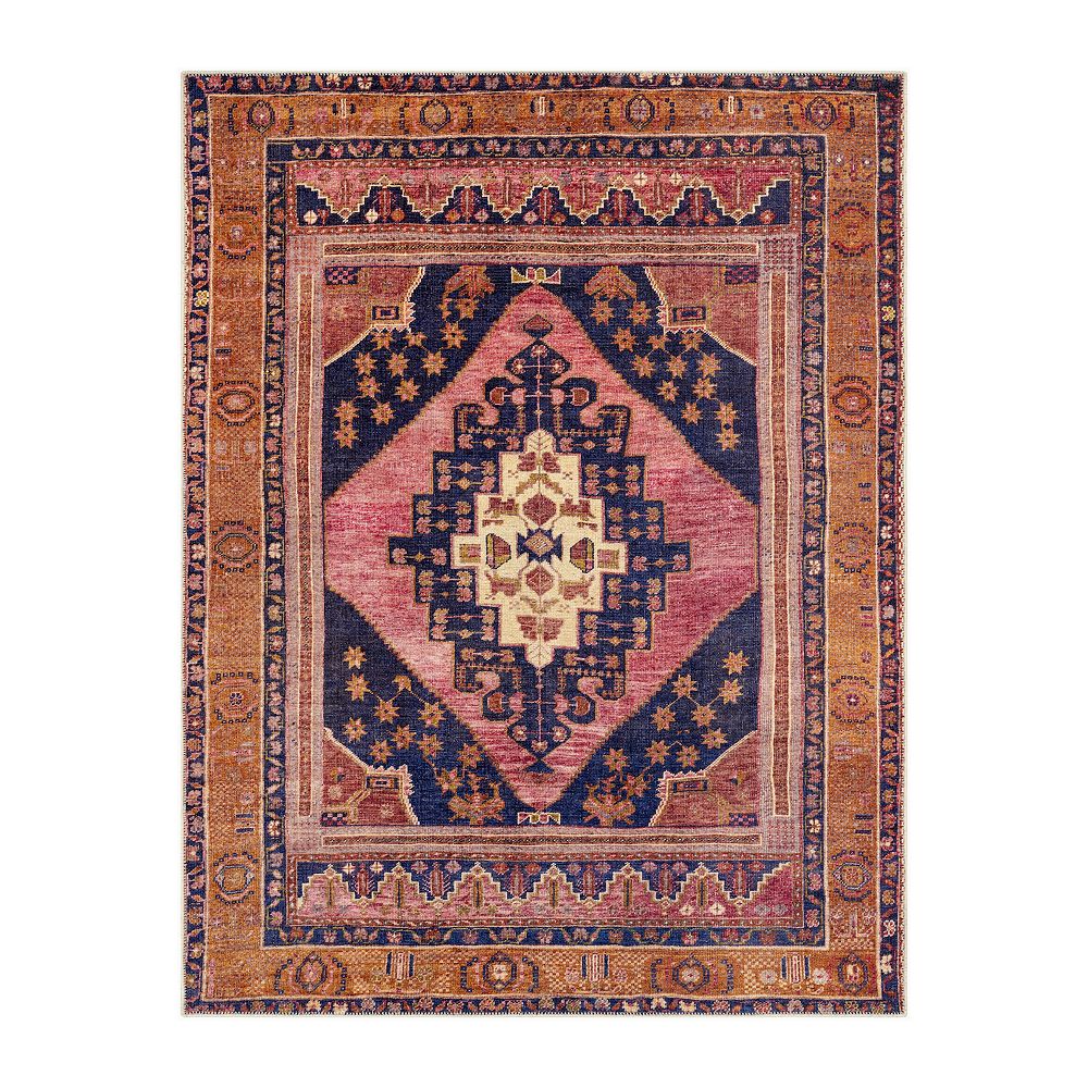 Decor 140 Alamaraz Traditional Washable Area Rug