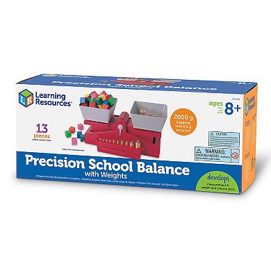 Learning Resources Precision Balance with Weights Set