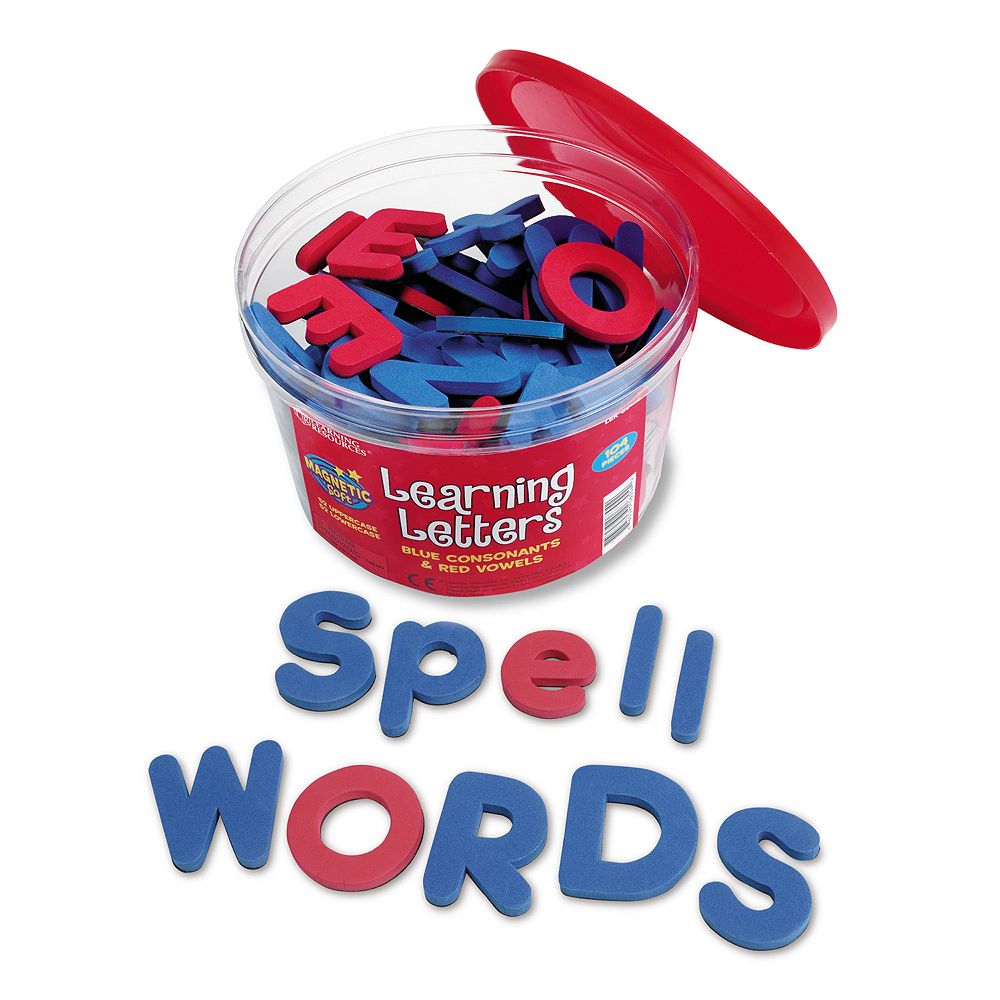 Learning Resources Soft Foam Magnetic Learning Letters Set