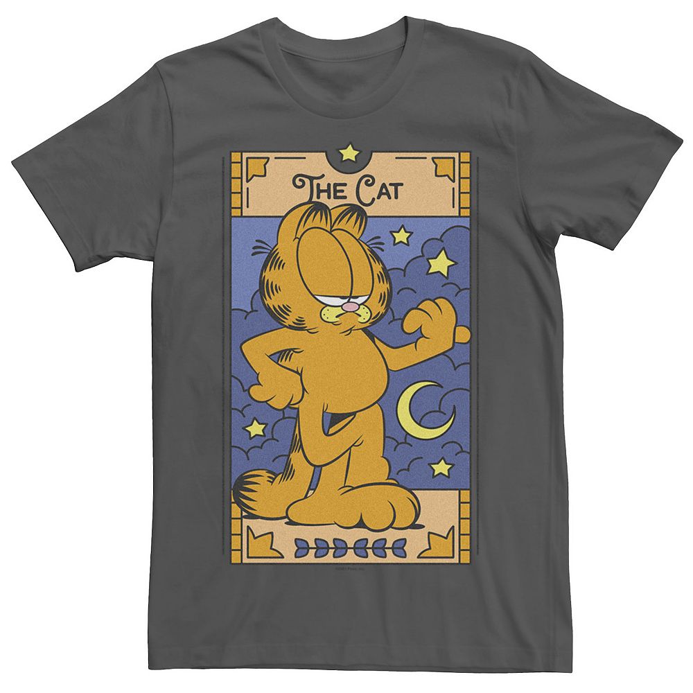 Men's Garfield The Cat Tarot Card Graphic Tee