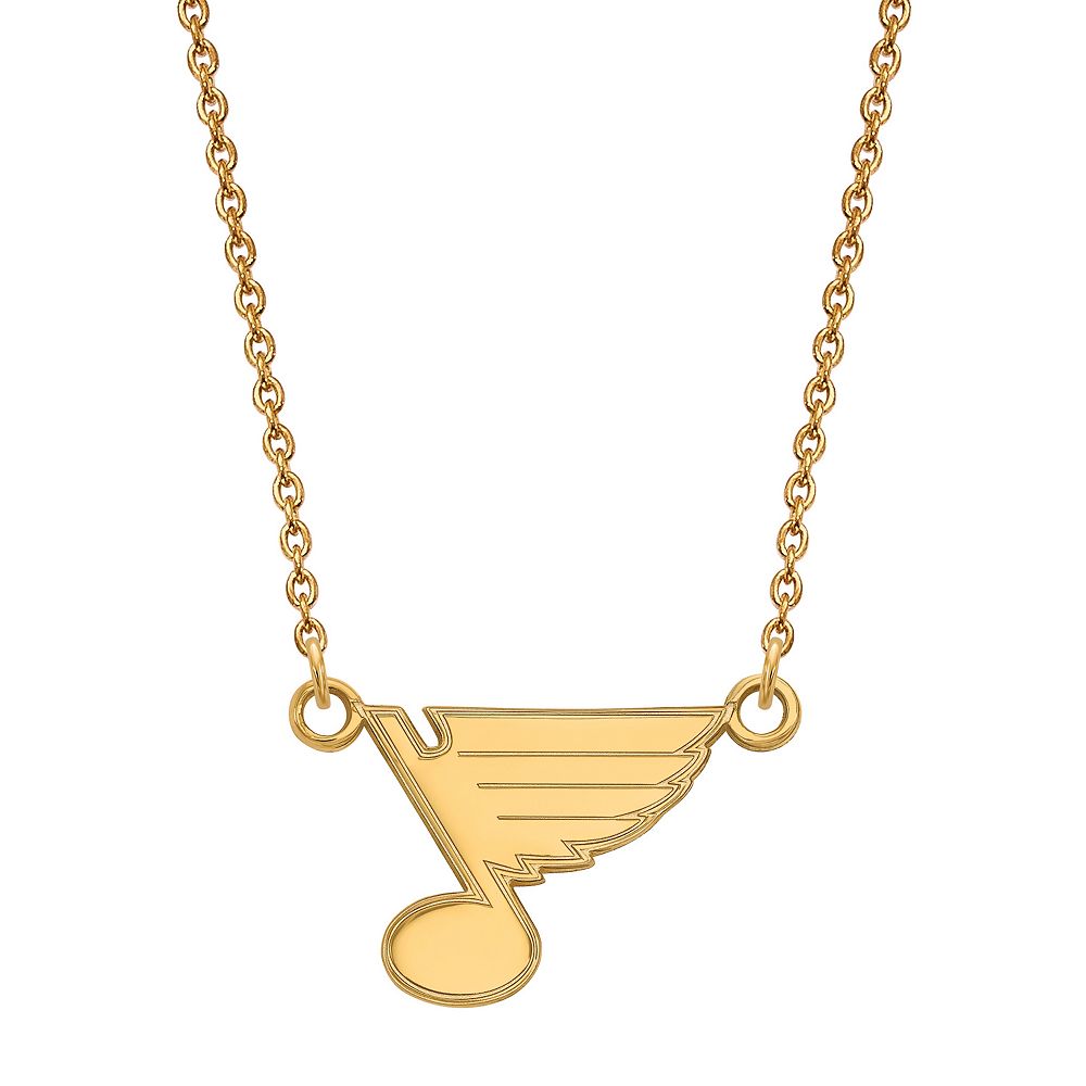 LogoArt St. Louis Blues Sterling Silver Small Pendant Necklace