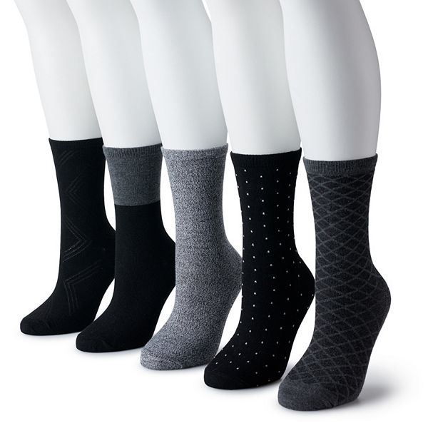 Women's Sonoma Goods For Life® 5-Pack Geo Crew Socks