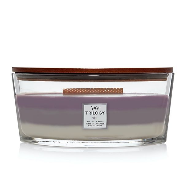 WoodWick Amethyst Sky Trilogy Ellipse Candle Jar