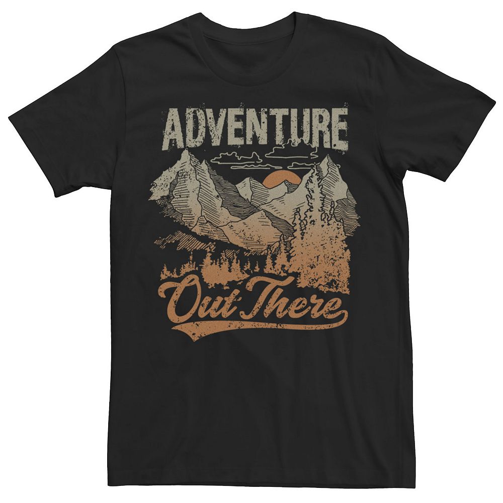 Men's Adventure Out There Gradient Mountain Range Tee