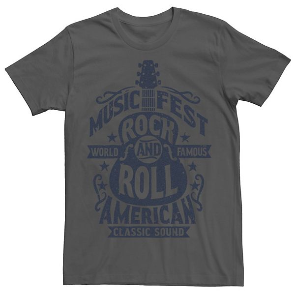 Men's World Famous Rock & Roll American Music Fest Tee