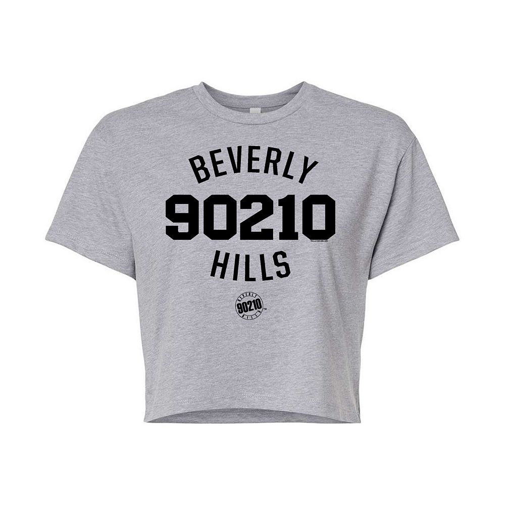 Juniors' Beverly Hills 90210 Cropped Tee