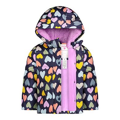 Girls 4-14 Carter's Heart Jacket & Bib Snow Pants Set