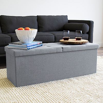 Humble Crew Folding Storage Ottoman