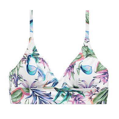 Women's Freshwater Print Longline Bikini Top