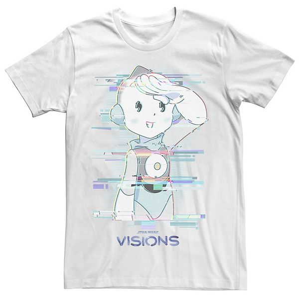 Men's Star Wars Visions Character Glitch Tee