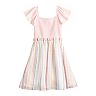 Girls 7-16 Three Pink Hearts Smocked Dress in Regular & Plus