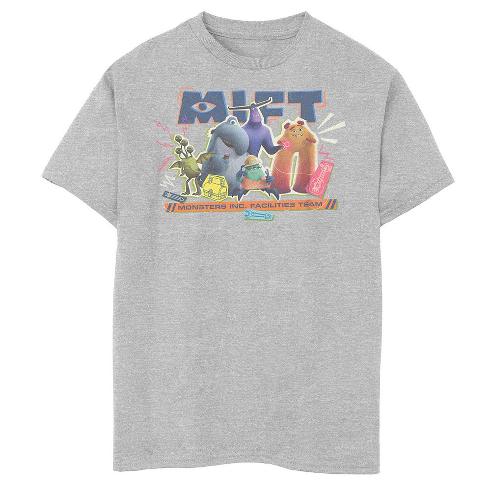 Disney / Pixar's Monsters At Work Boys 8-20 MIFT Comedian Crew Graphic Tee